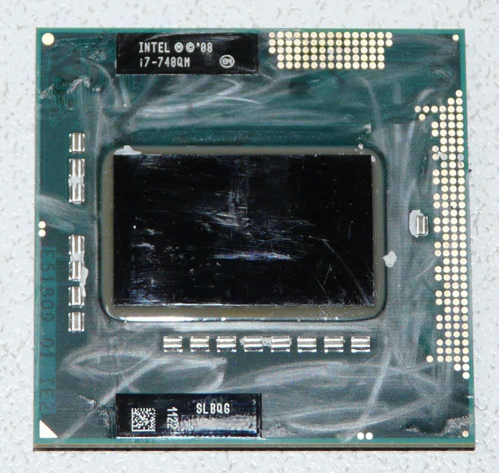 Mobile Intel Core i7-740QM SLBQG Prozessor 1,73 GHz PGA 988-pin 2,5GT/s CPU